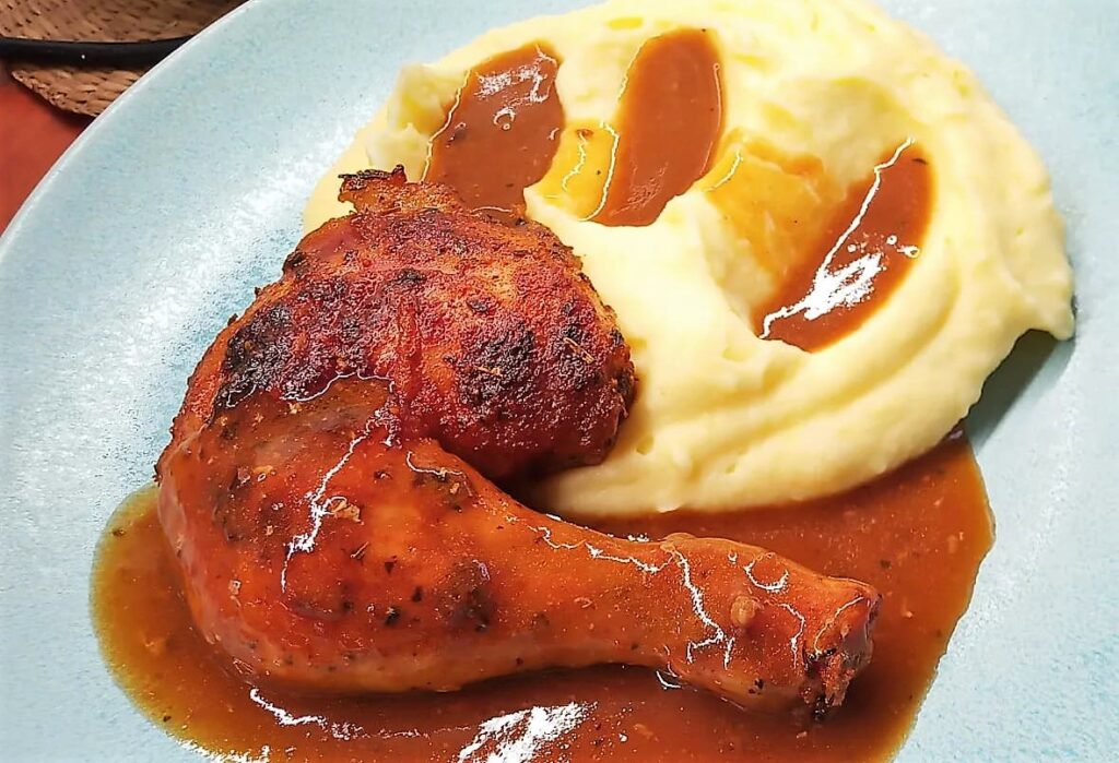 Šťavnatá pečená kuřecí stehna - Bestrecepty.cz