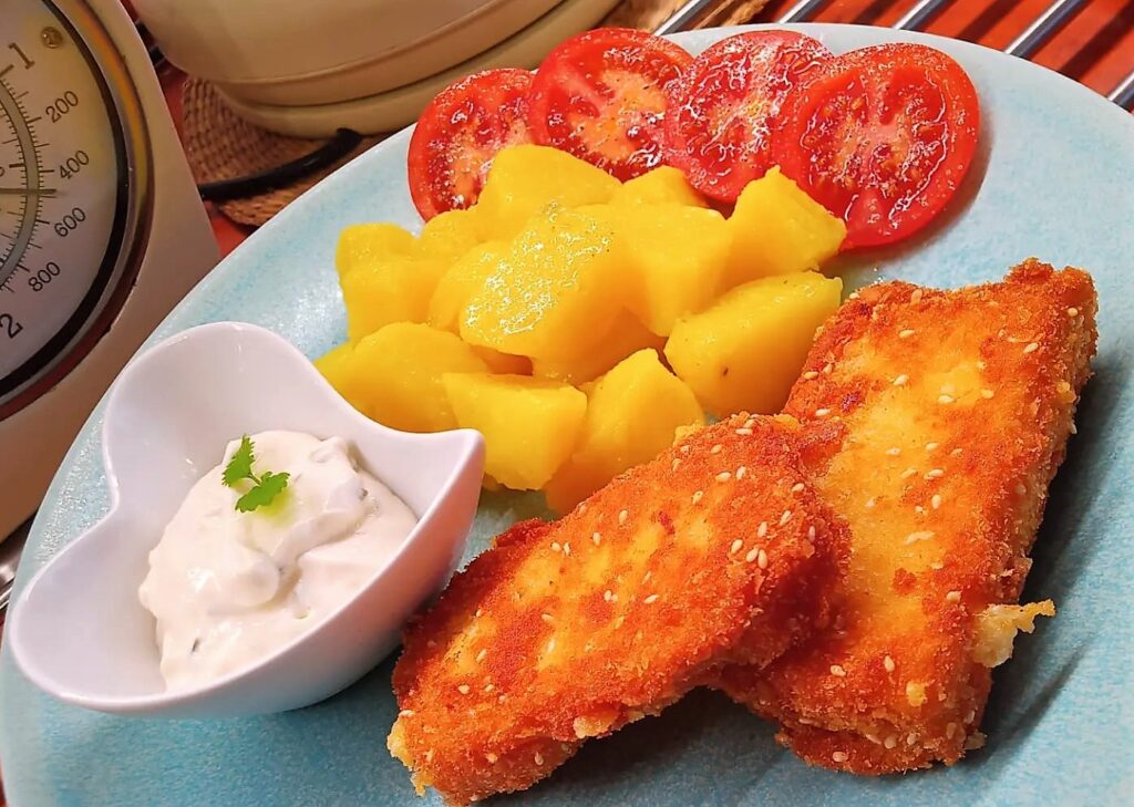 Smažený sýr gouda - Bestrecepty.cz